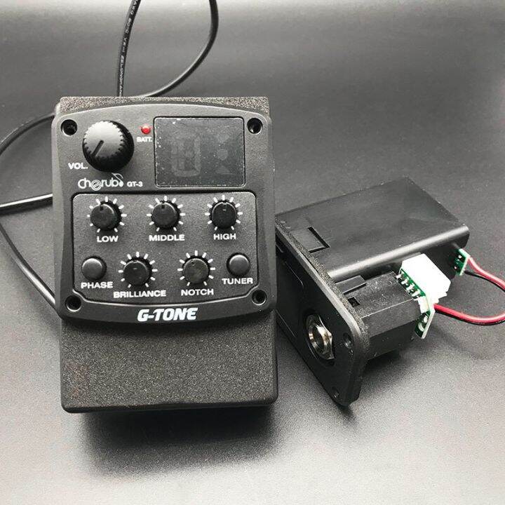 Cherub G-Tone Series Acoustic Guitar Preamp Piezo Pickup 3-Band EQ ...