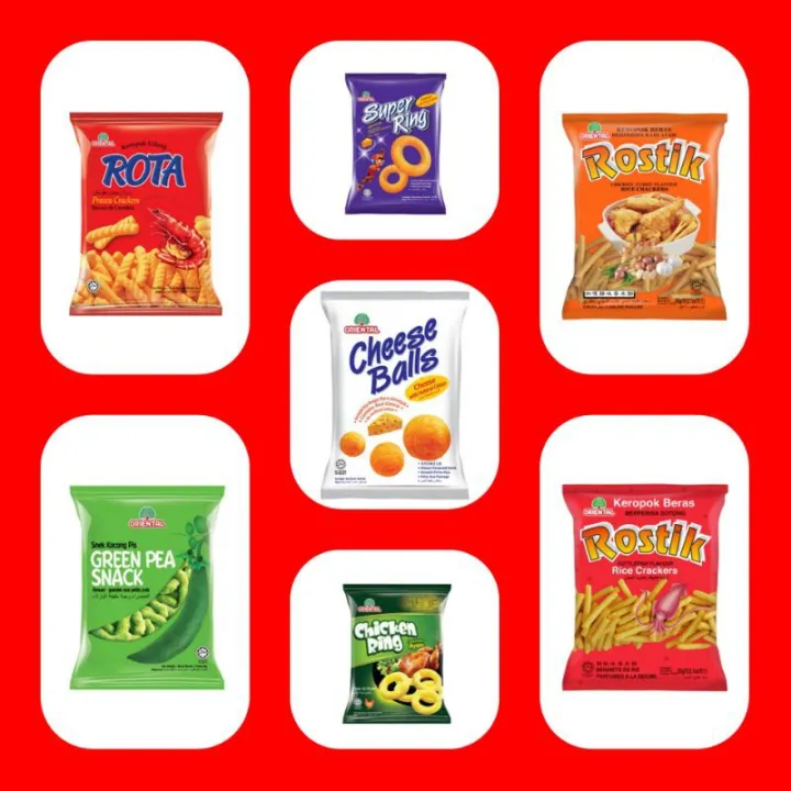 Oriental Snacks 60g - Super Ring, Rota ,Cheese Ball | Lazada