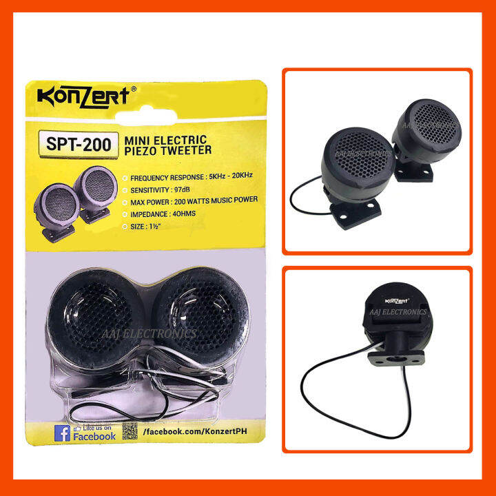 Original Konzert SPT-200 Mini Piezo Tweeter | Lazada PH