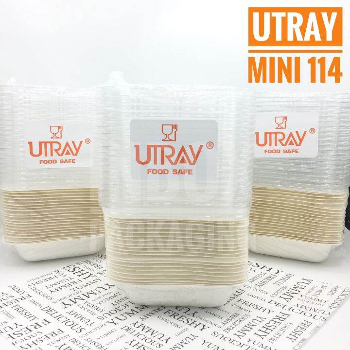 inboxpackaging ยกลัง 200 ใบ พร้อมฝา กล่อง Utray Mini 114 ขนาดเล็ก เข้า ...