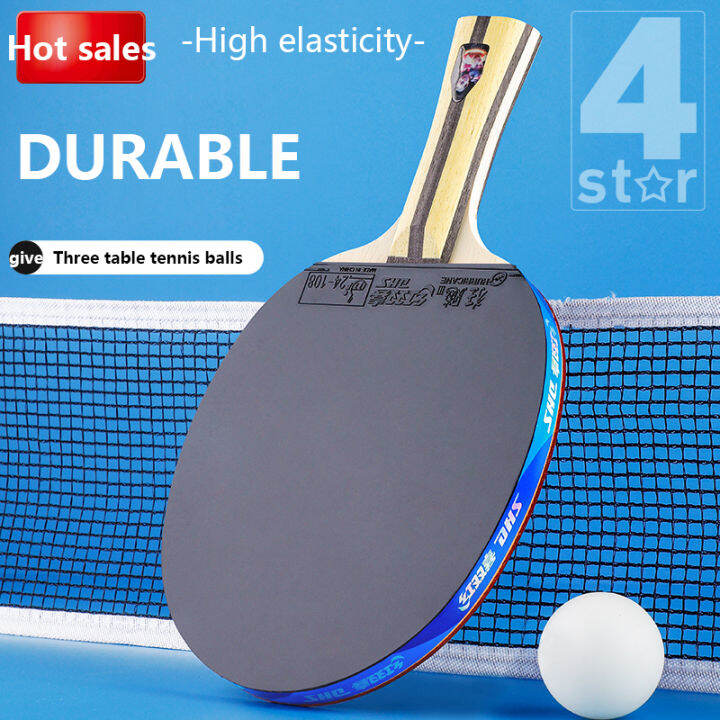 Three-star five-star table tennis racket for beginners, table tennis ...