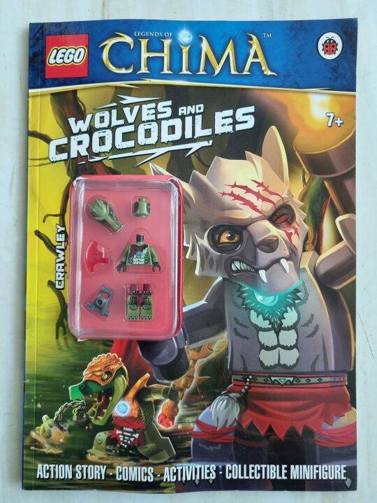 LEGO Legends of Chima: Wolves and Crocodiles Activity Book with Minifigure | Lazada.co.th