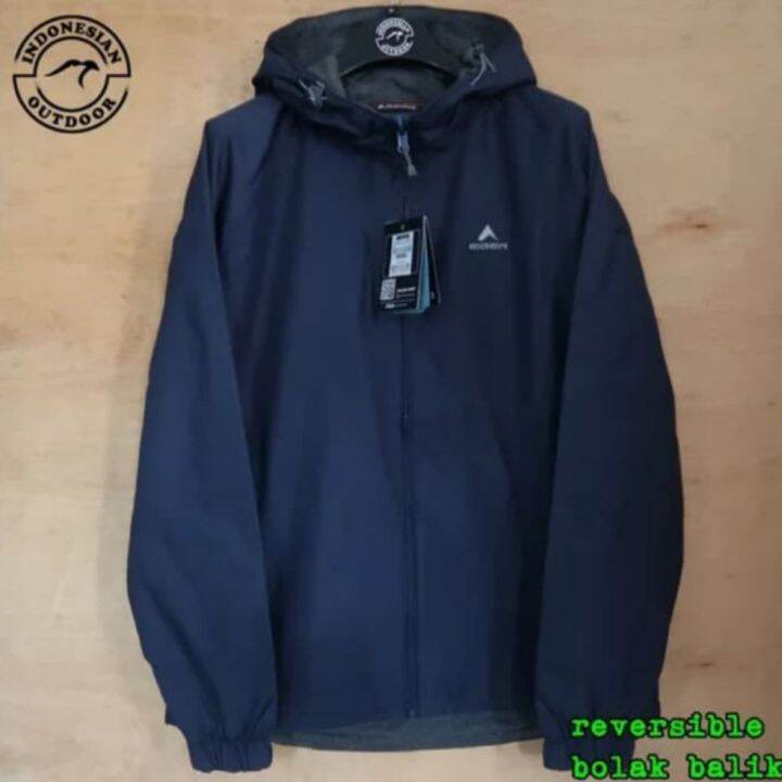 Jaket Eiger Original Reversibel Bolak Balik Navy | Lazada Indonesia