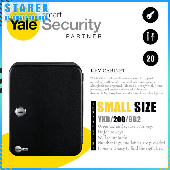 YALE YKB200 KEY CARBINET KEY BOX-SMALL | Lazada