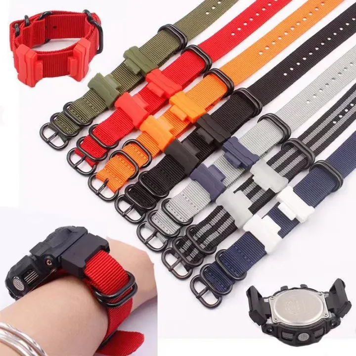 2022 Adapters(16mm) and 1 Piece HD Conversion RAF NATO Nylon Watch Band ...
