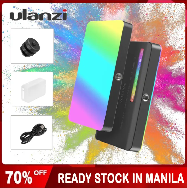 Ulanzi VL120 RGB Mini LED Video Light 2500K-9000K Photography Fill-in ...