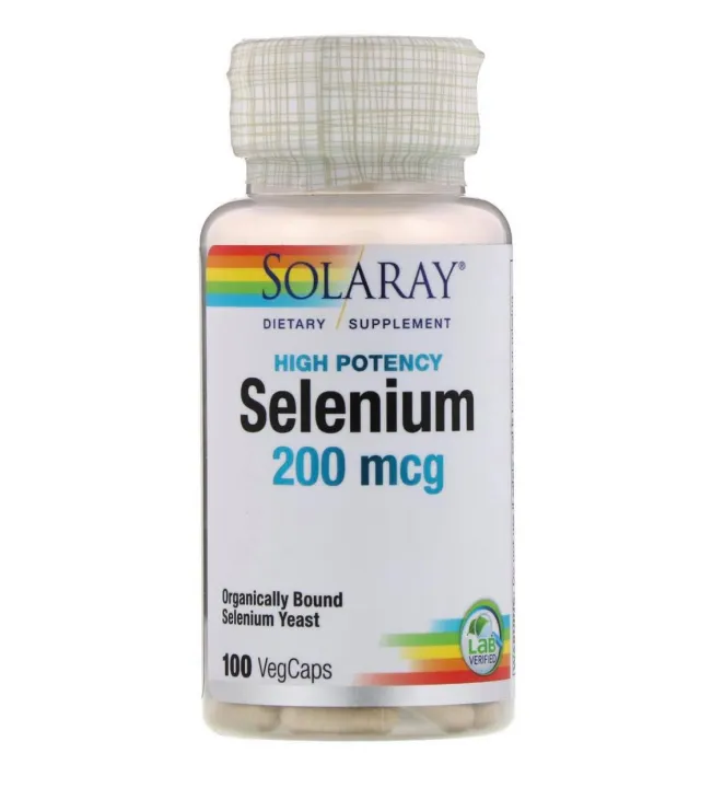 Solaray, Selenium, High Potency , 200 mcg, 100 VegCaps | Lazada PH