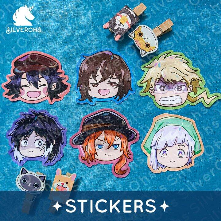 Bungo Stray Dogs Wan! - Glitter Laminated Vinyl (Sticker Set)uPW ...