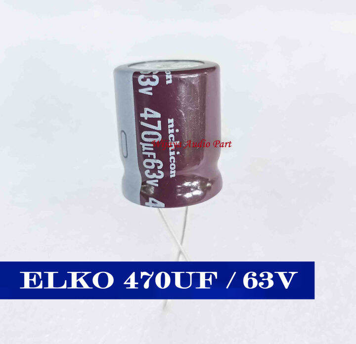 KAPASITOR ELKO 470UF 63V ELCO 470UF 63 VOLT | Lazada Indonesia