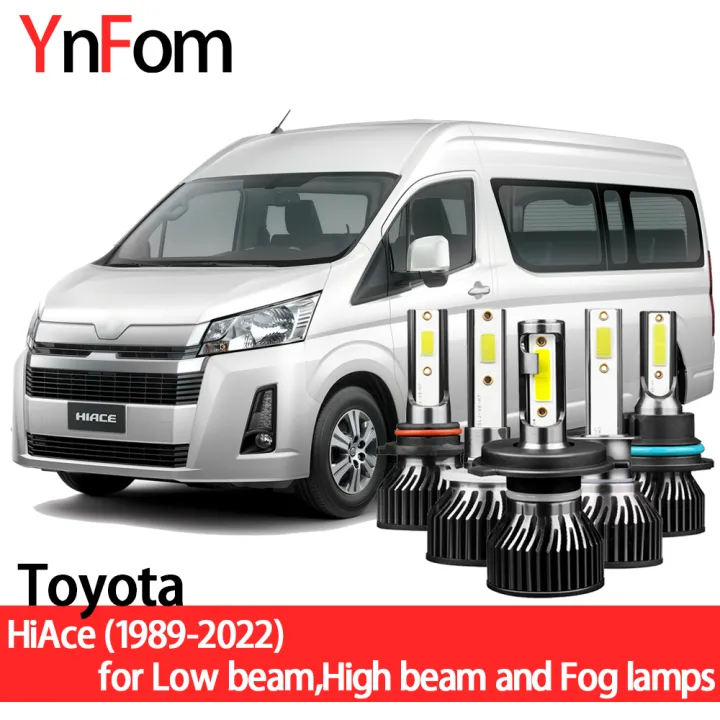 YnFom โตโยต้าพิเศษ LED หลอดไฟหน้าชุดสำหรับ HiAce H100 H200 H300 1989-2022ไฟต่ำ,ไฟสูง,ไฟตัดหมอก ...