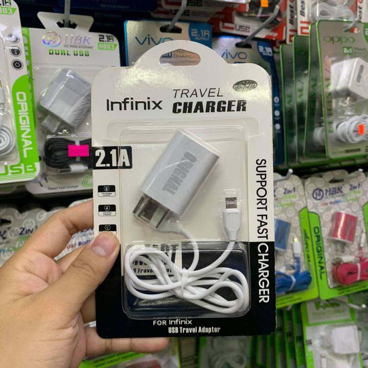 Original Infinix 2.4A Fast Charger Power Adapter Original Replacement ...