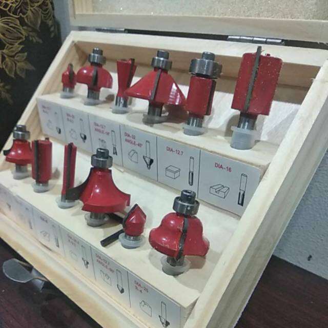 MATA PROFIL SET 1/4 - MATA PROFIL SET ISI 12 - MATA ROUTER SET | Lazada ...