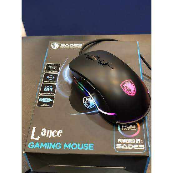Sades Lance Macro Gaming Mouse RGB - with AVAGO sensor | Lazada Indonesia