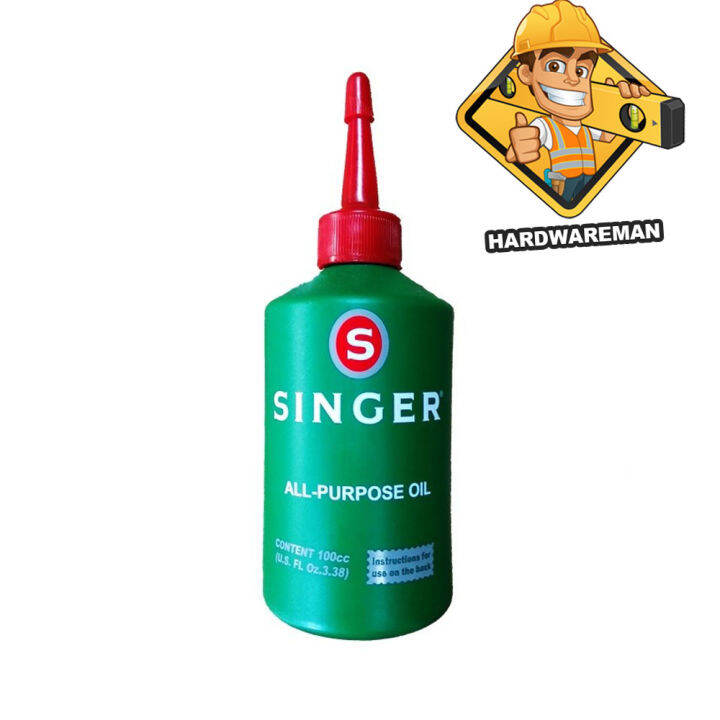 SINGER ALL-PURPOSE OIL 100CC Machine Oil Overlock Pipping Machine Oil ...