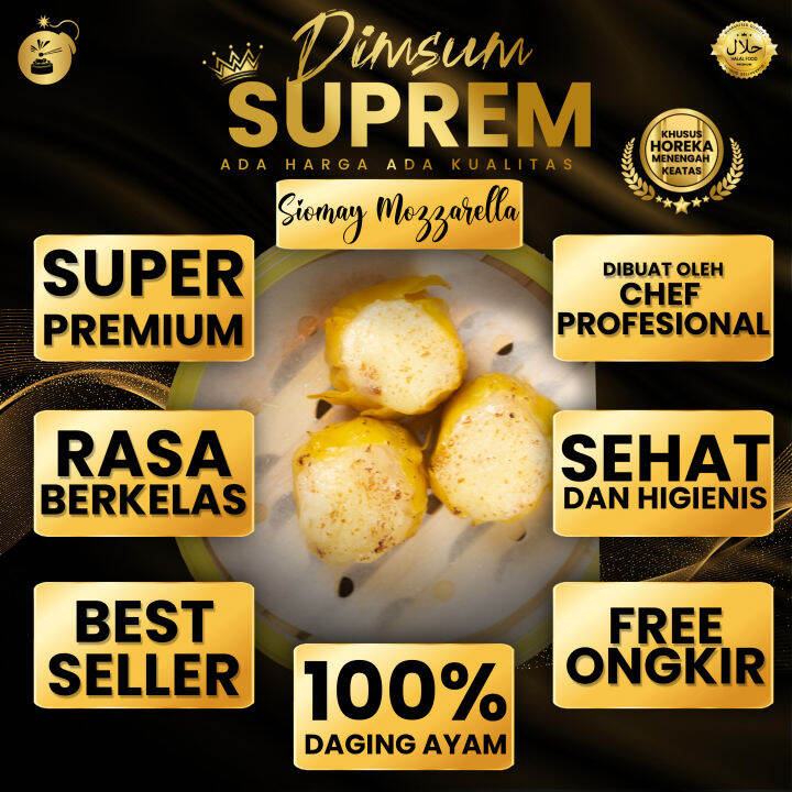 Siomay Mozzarella- Premium- Shumai Mozzarella- Frozen Dim Sum Siomai ...