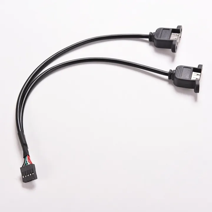 30cm PC PCB Motherboard Internal Cable USB Splitter 1FT PCB Mainboard 9 ...