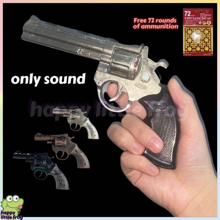【100% Metal Revolver】 Bison Ring Cap Set Only Sound Safe Toy For Boys ...