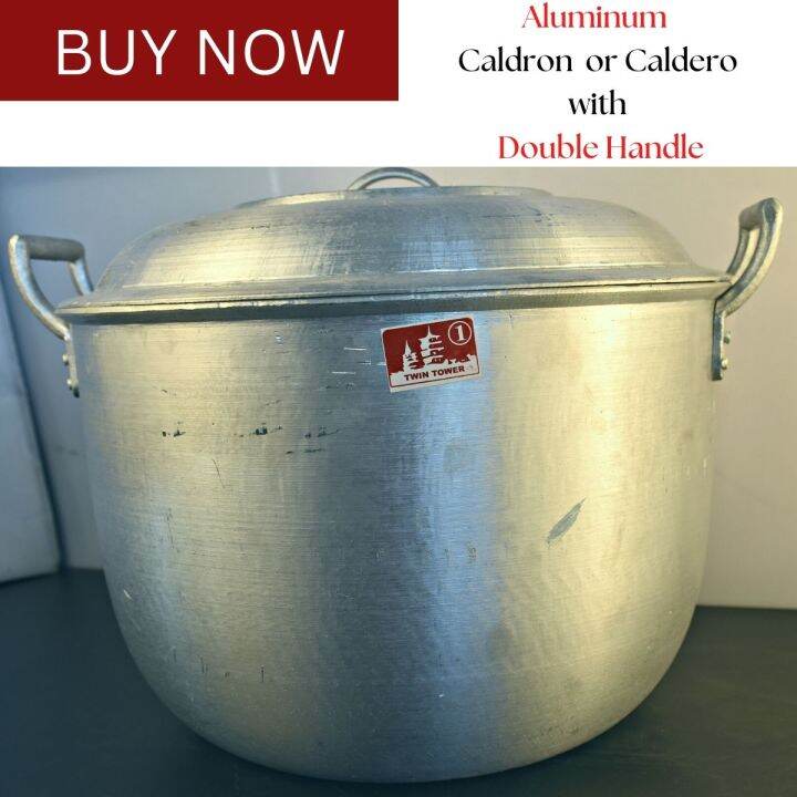 TWIN TOWER Aluminum Caldero/Caldron Huge and Heavy-Duty | Lazada PH