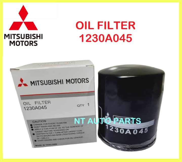 OIL FILTER MITSUBISHI TRITON / PAJERO / PAJERO SPORT PART NO 1230A045 ...