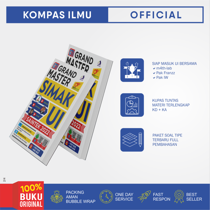 SIMAK UI 2022 - Grand Master Simak UI Saintek 2022 | Lazada Indonesia SIMAK UI 2022 - Grand Master Simak UI Saintek 2022 | Lazada Indonesia
