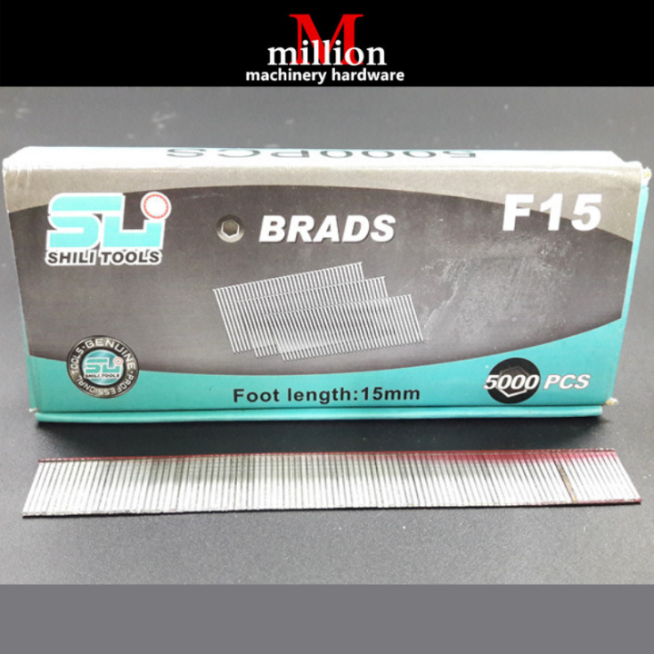 millionhardware - F15 15mm (5000pcs) Brad Nail / Straight Nail for F30 ...