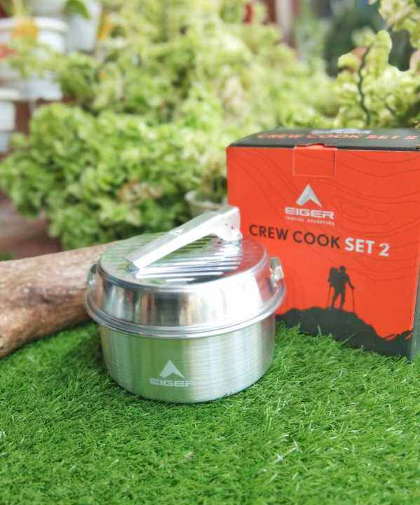 EIGER CREW COOK SET 2 KITCHENWARE Art 3519 PERLENGKAPAN CAMPING ...