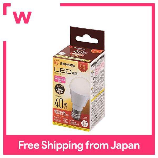Iris Ohyama LED bulb E17 Wide light distribution 40 type equivalent ...