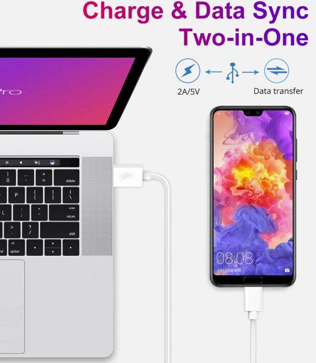 Micro USB 2A Cable 1 meter for Arduino Nano ESP8266 node MCU can upload ...