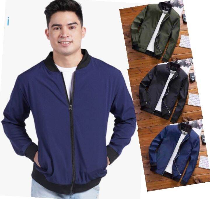 Plain Bomber Jacket For Unisex | Lazada PH