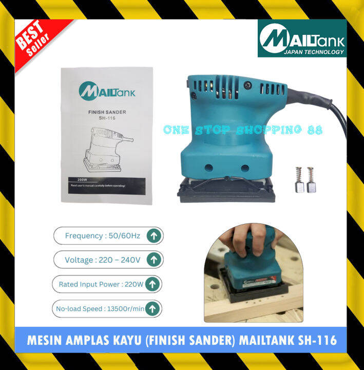 ALAT ELECTRIC ELEKTRIK ORBITAL SANDER MESIN AMPLAS PENGHALUS ...