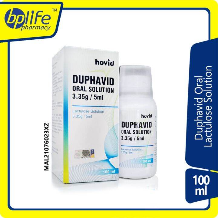 Hovid Duphavid Oral Lactulose Solution 3.35g / 5ml 100ml | Lazada