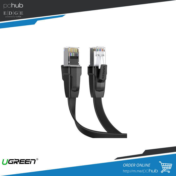 Ugreen UTP patch cable, CAT8, 5m, pure copper, Class I u/FTP Flat cable ...