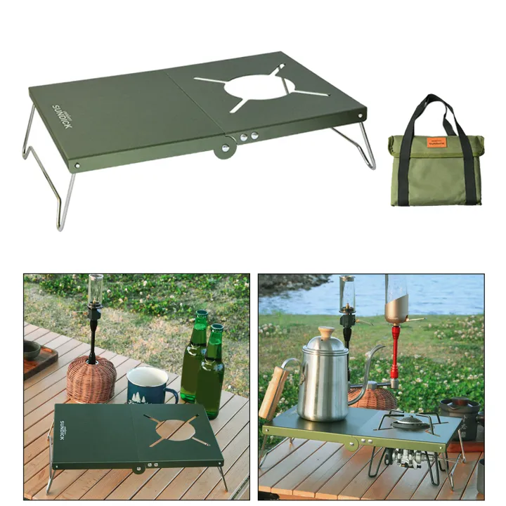 WBStar Folding Stove Table Portable Camping Stove Stand Bracket Holder ...