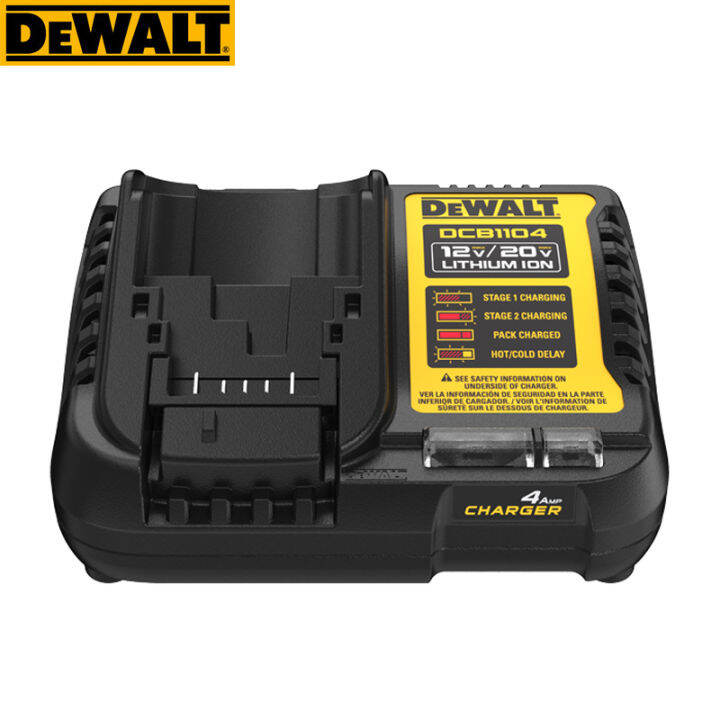 DEWALT DCB1104 12V20V 4 Amp Battery Charger Original Lithium-Ion Quick ...