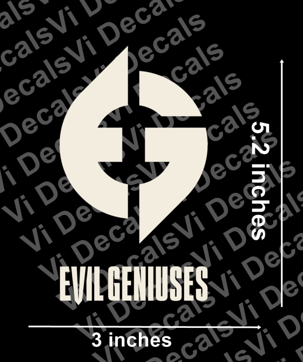Evil Geniuses Logo Dota 2 Team Decal | Lazada PH
