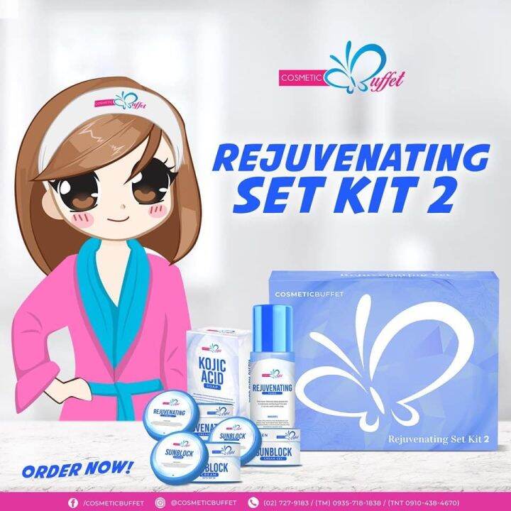 Lina Cosmetic Buffet Rejuvenating Set Kit 2 Lazada Ph