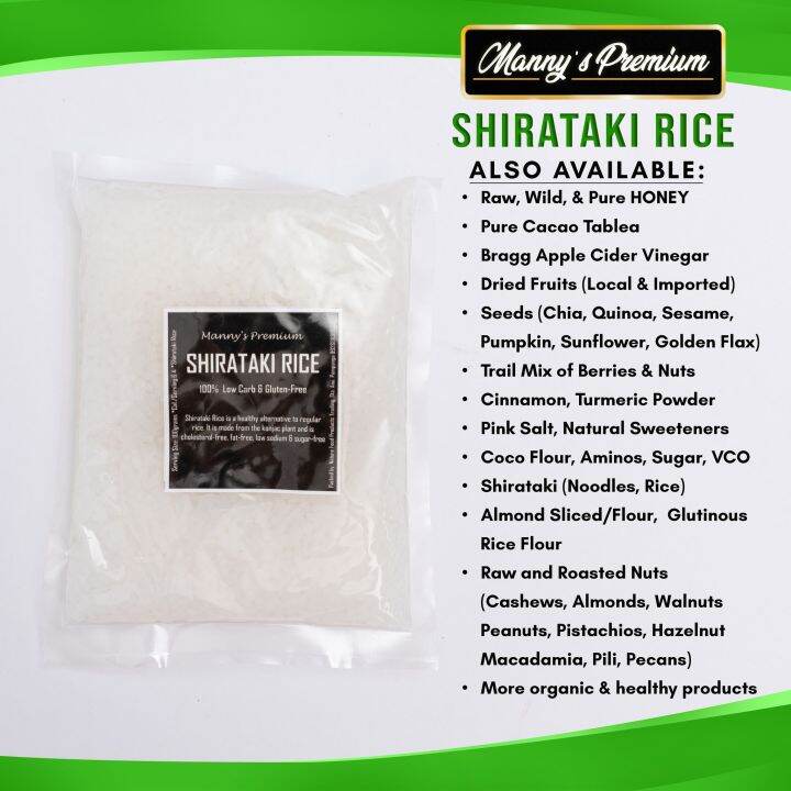 Shirataki Rice 1kg (Set of 4 250g) | Lazada PH