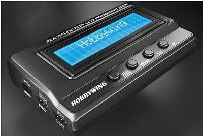 HOBBYWING 3In1 3 IN 1 3In 1 V2 Multifunction LCD Program Box Program Card (Integrated W/ USB ...