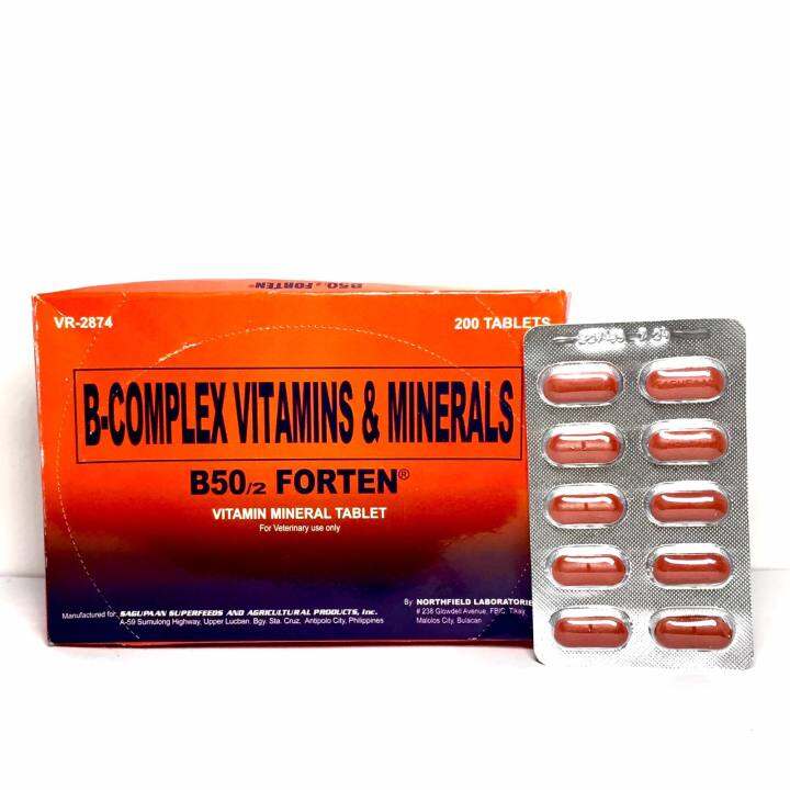 [SOUTH VET II] 10 tablets B50 Forten B-Complex Vitamins & Mineral ...