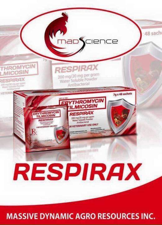 1 box x 48 sachets of Mad Science Respirax Bacterial Flushing 7g for ...