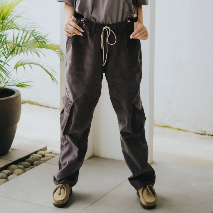 MAD INK | LVL03 CORDUROY CARGO PANTS - GREY | Lazada PH