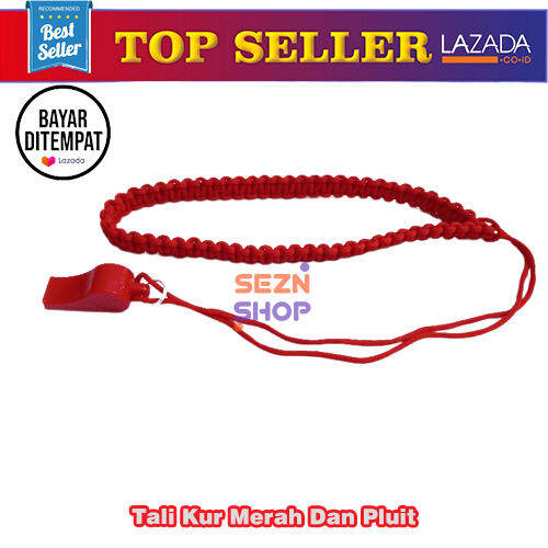 Tali Kur Dan Pluit Warna Merah | Lazada Indonesia