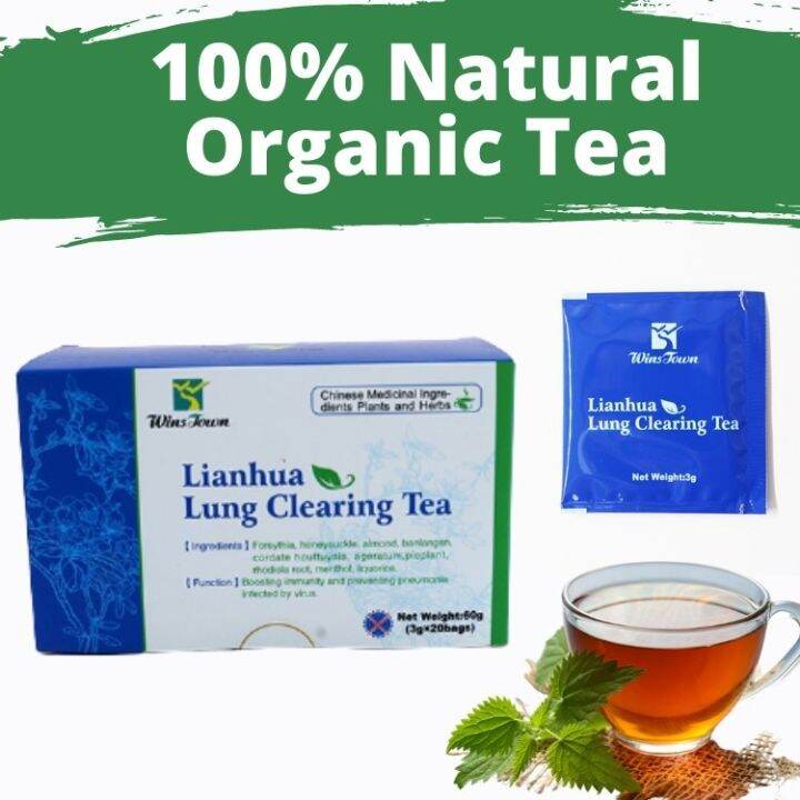 Original 20pcs Lung Clearing Tea Away Heat Detox Purify The Lung ...