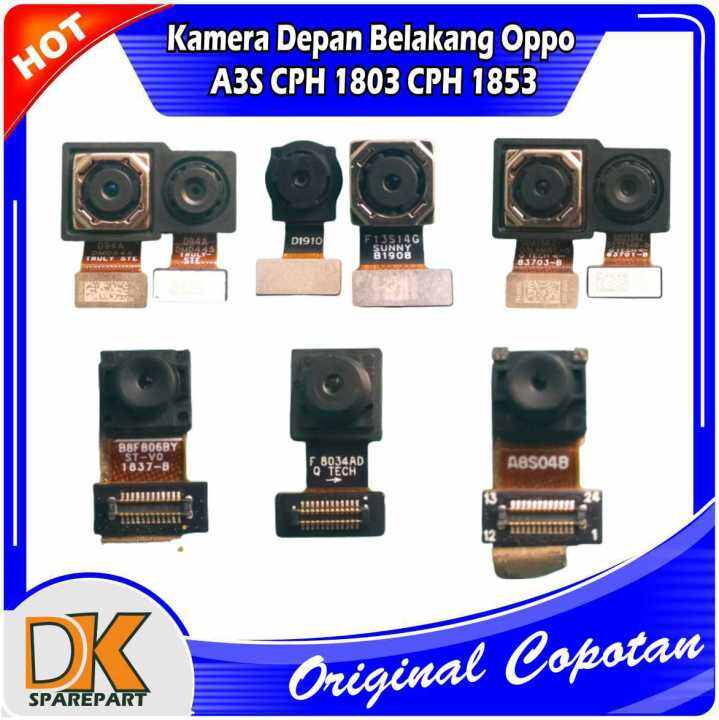 Camera Kamera Depan Belakan Oppo A3s CPH1803 CPH1853 Original Copotan ...