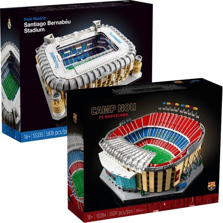 [LEGO] Assembling Barcelona at camp nou Barcelona fans the bernabeu ...