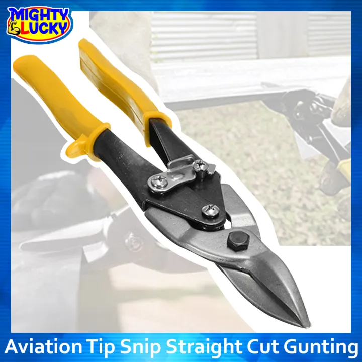 MightyLucky Aviation Tip Snip Straight Cut Gunting Ng Yero Snip Cutter ...