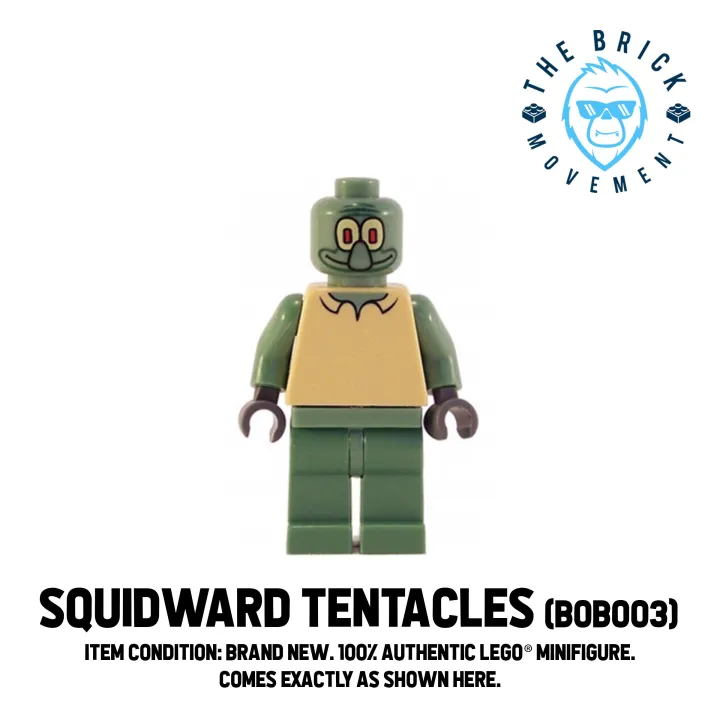 LEGO® SPONGEBOB Squidward Tentacles Minifigure | Lazada PH