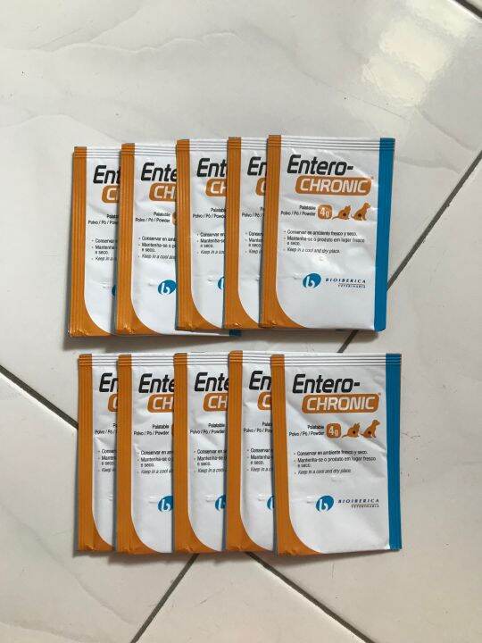 10 packs Entero Chronic Dog Cat READY STOCK Diarrhea Supplement Powder ...