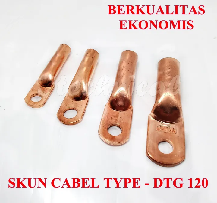 KABEL SKUN TEMBAGA DTG-120 - CABLE SKUN COPPER CU LONG NECK DTG 120 INS | Lazada Indonesia