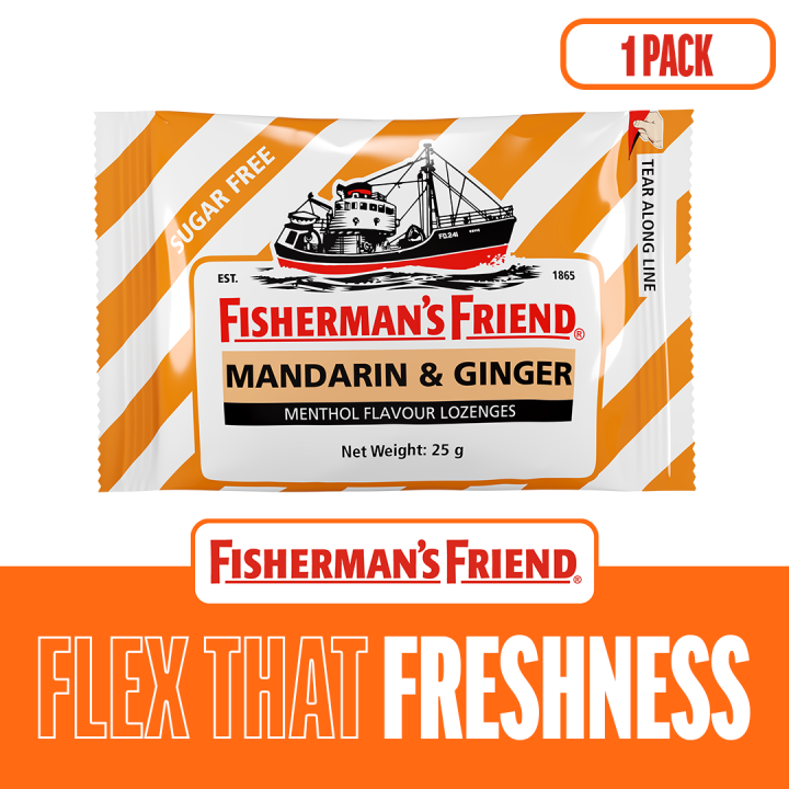 Fisherman's Friend Mandarin & Ginger 25g 1 Pack | Lazada PH